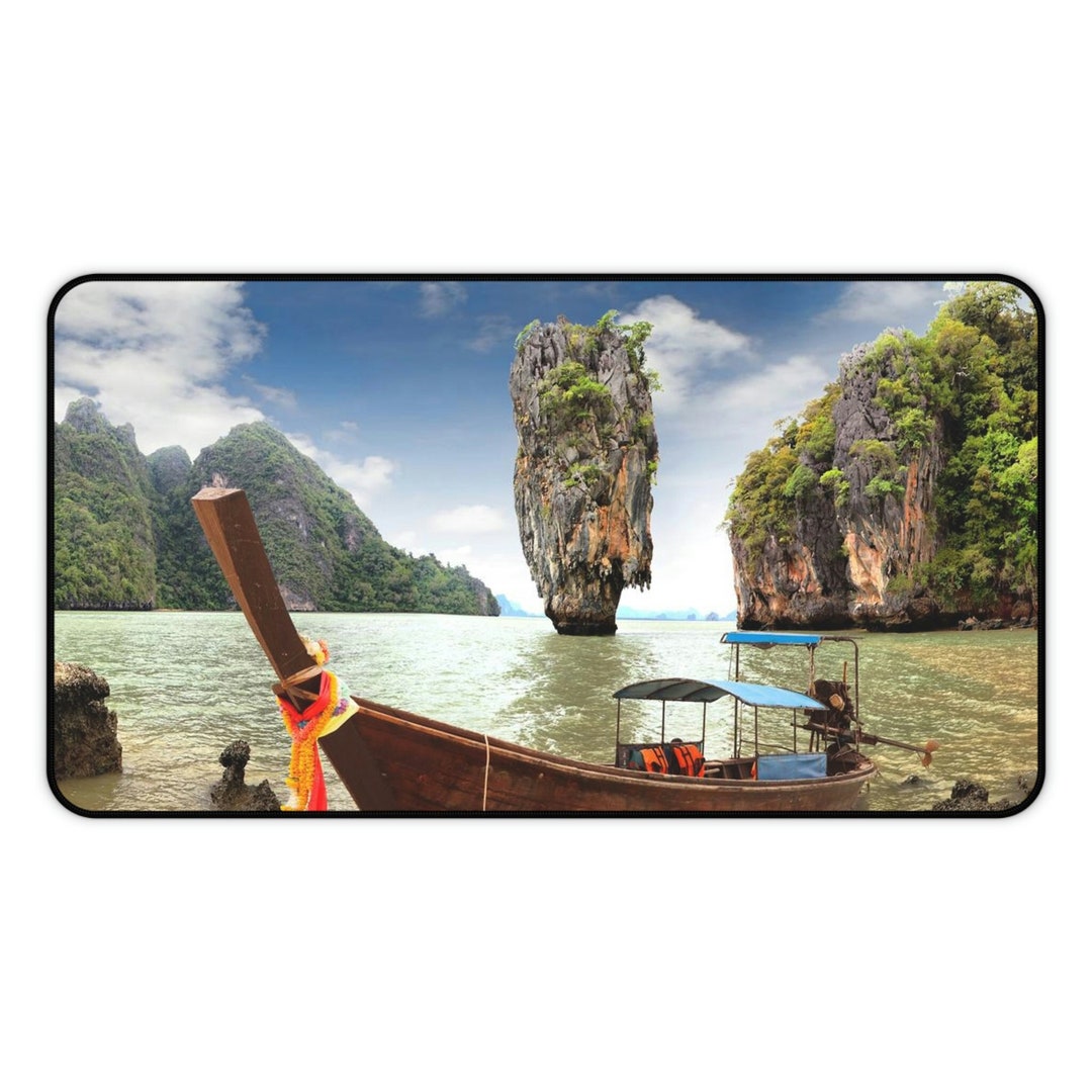 James Bond Island Thailand Desk Mat, Desk Mat of James Bond Film ...