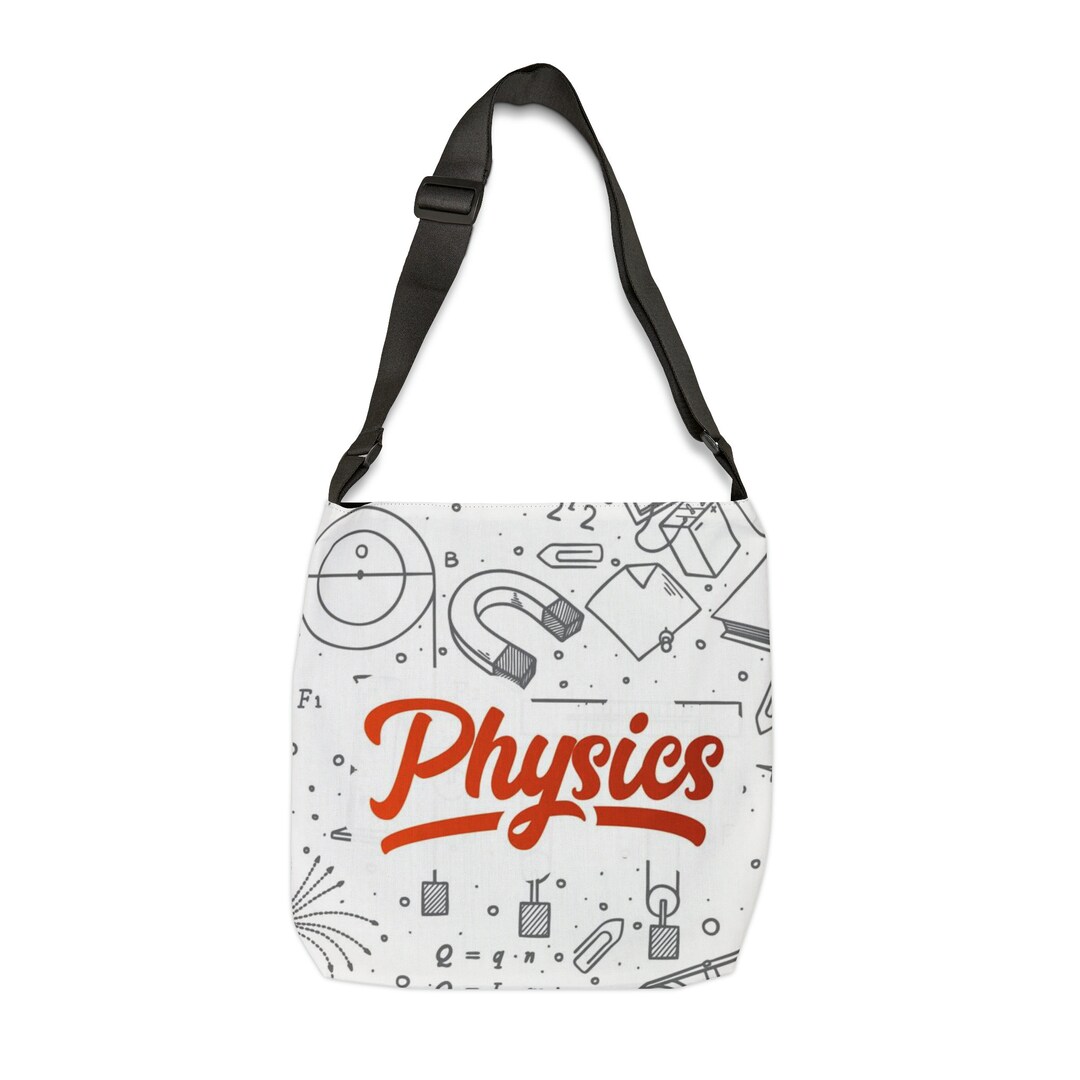 Physics Adjustable Tote Bag, Physics Tote, Physics Gift, Physics Zipper ...