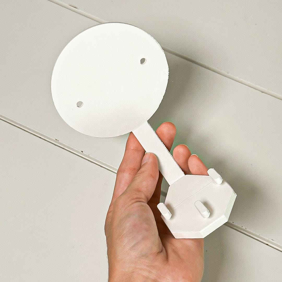 IKEA MITTLED LED Spotlight Mount - Ikea Skadis Pegboard - Organize ...