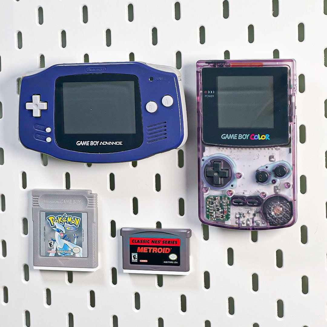 Game Boy Color/ Advance/ Micro/ DMG/ Pocket / Cartridge Mount - Wall ...