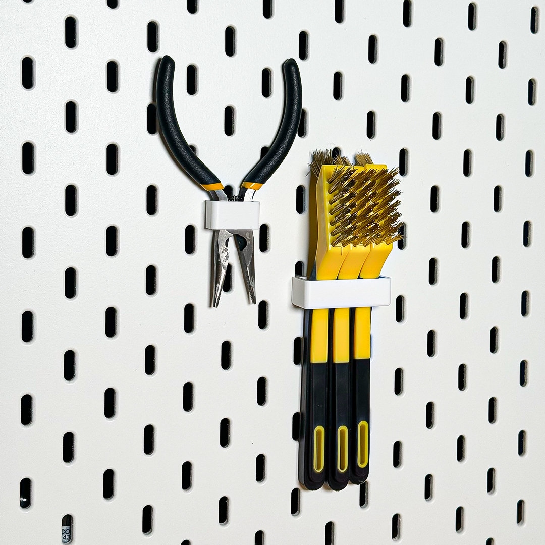 Ikea Skadis - Small Universal Tool Mount - Space-saving Craft Room ...