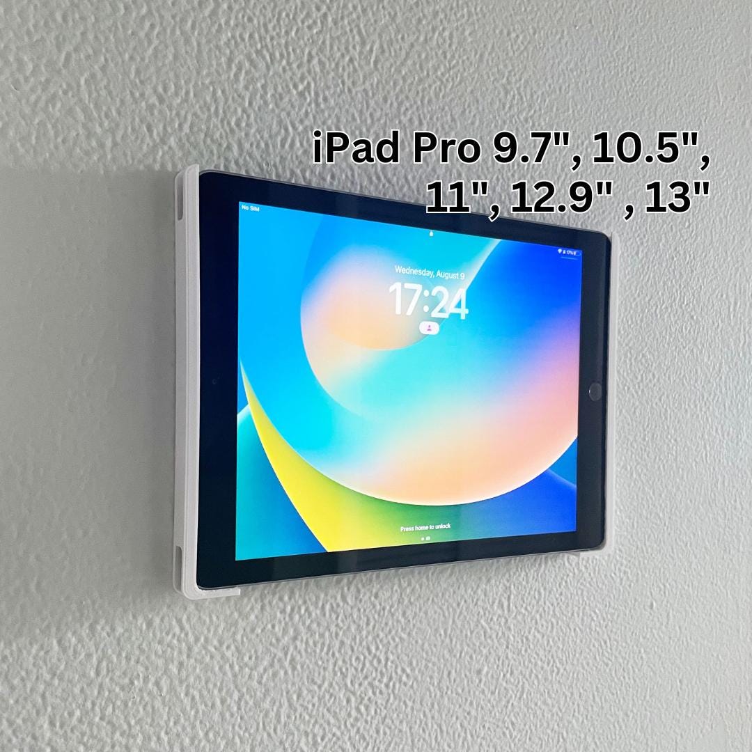 Sleek, Hidden iPad Pro Wall Mount | Smart Home Hub Tablet Display (ipad ...