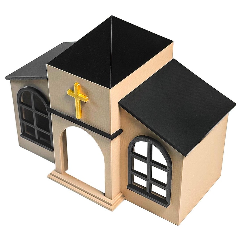 Church Hide/ Cave Aquarium Decor Enrichment | Aquarium Decoration ...