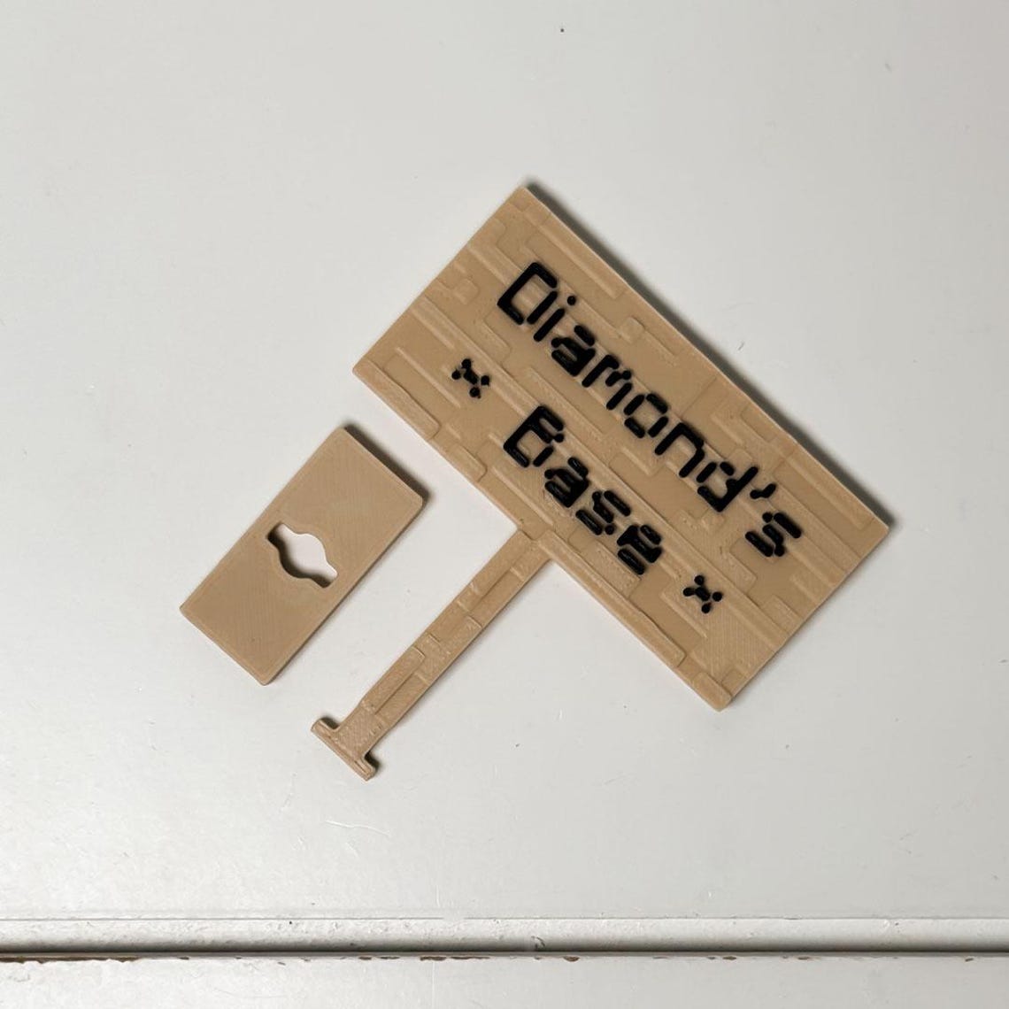 Personalized Wooden Sign From Mining Block Game for Fishtanks ...