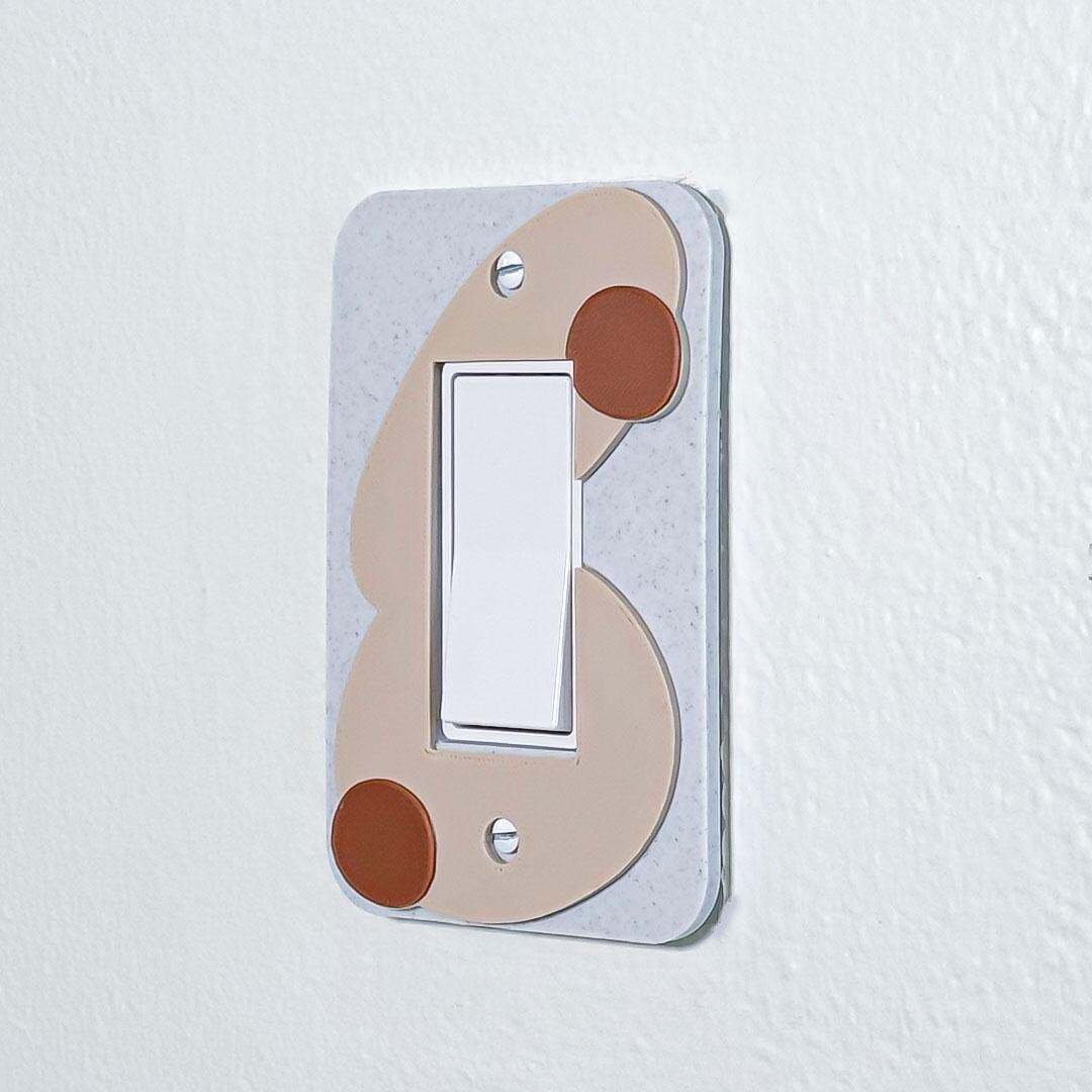 Aesthetic Blobs Light Switch / Outlet Cover | Minimalist Boho Decor | 1 ...