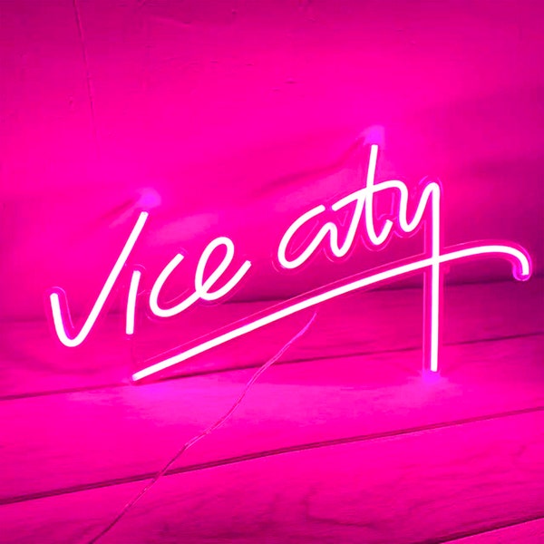 Vice City Neon Sign - Etsy
