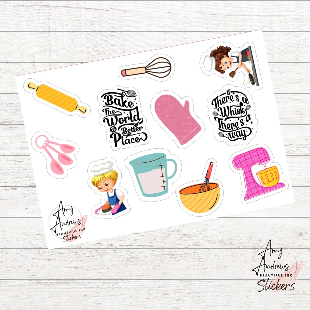 Baking Clip Art Stickers - Etsy