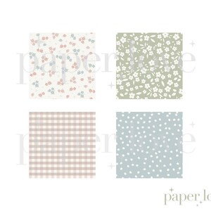 Spring Floral Seamless Digital Paper, Pastel Floral Spring Seamless ...