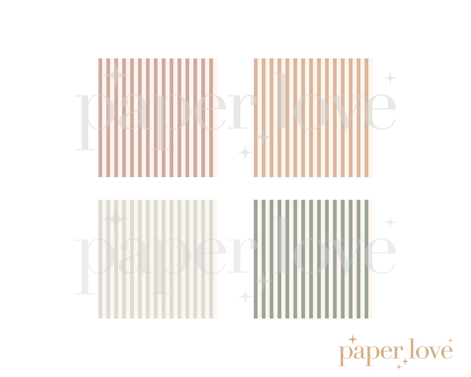 Boho Muted Stripe Seamless Pattern, Muted Stripe Backgrounds, Printable ...