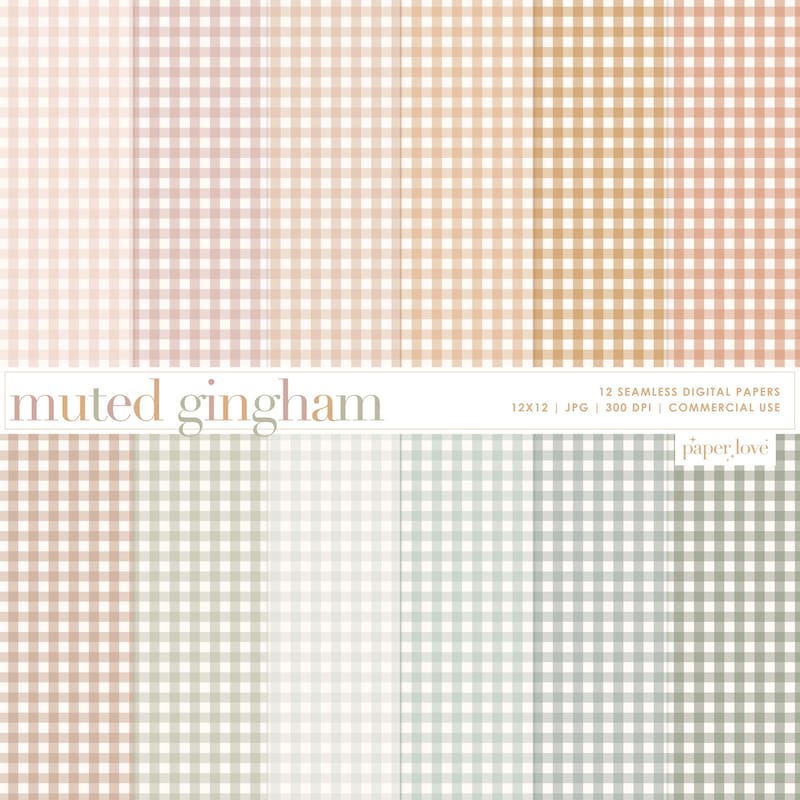 Gingham Paper - Etsy