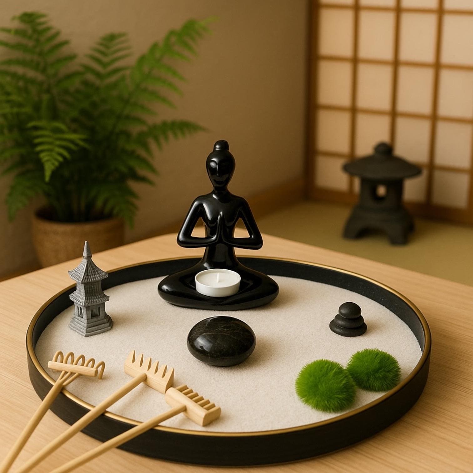 Zen Gift Set for Desk Office Decor Buddha Gift Stress Relief Relaxation ...