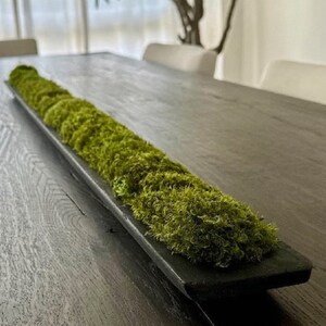 Extra Long Moss Centerpiece for Table Moss Decoration Moss Bowl ...