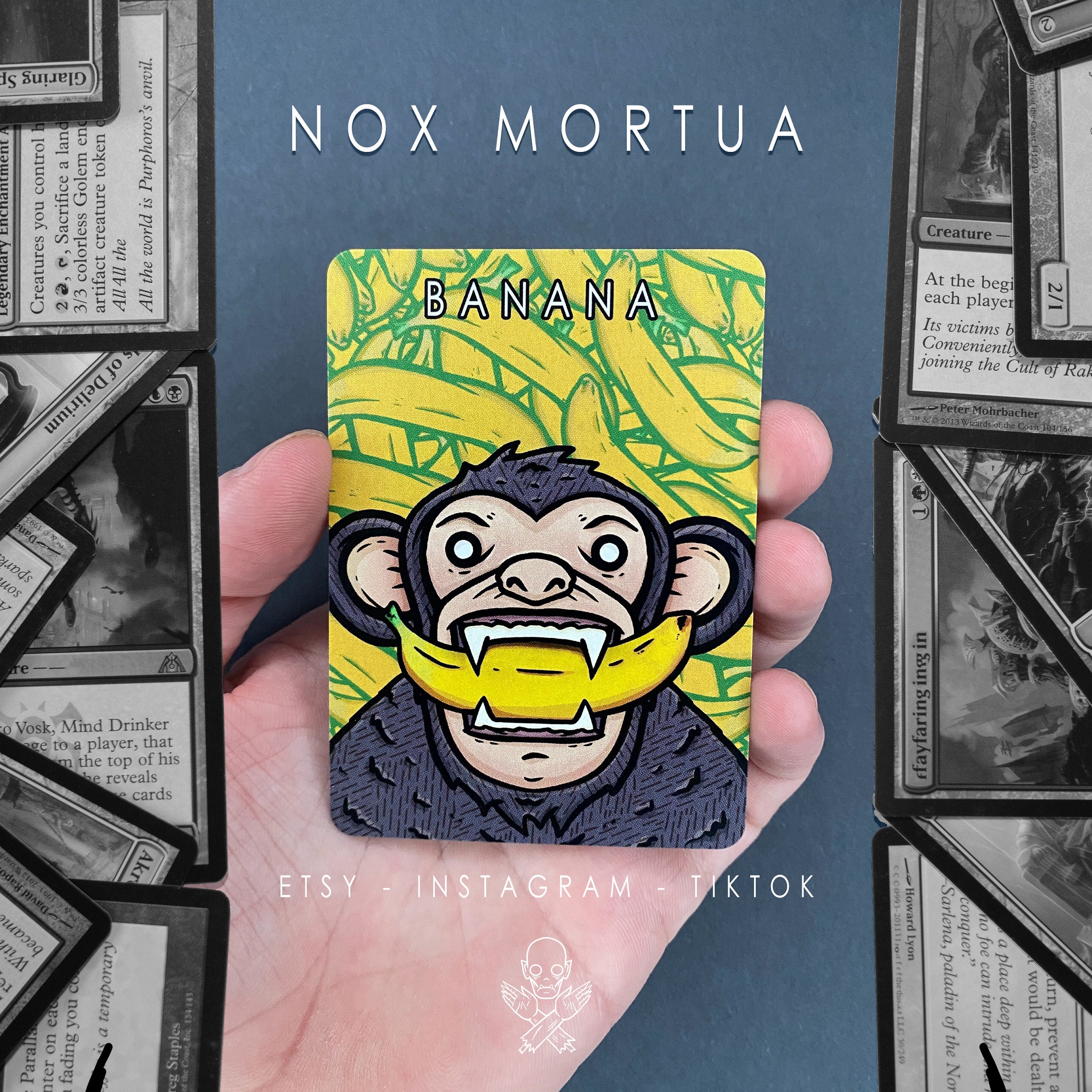 Banana Token for Magic the Gathering - Etsy UK