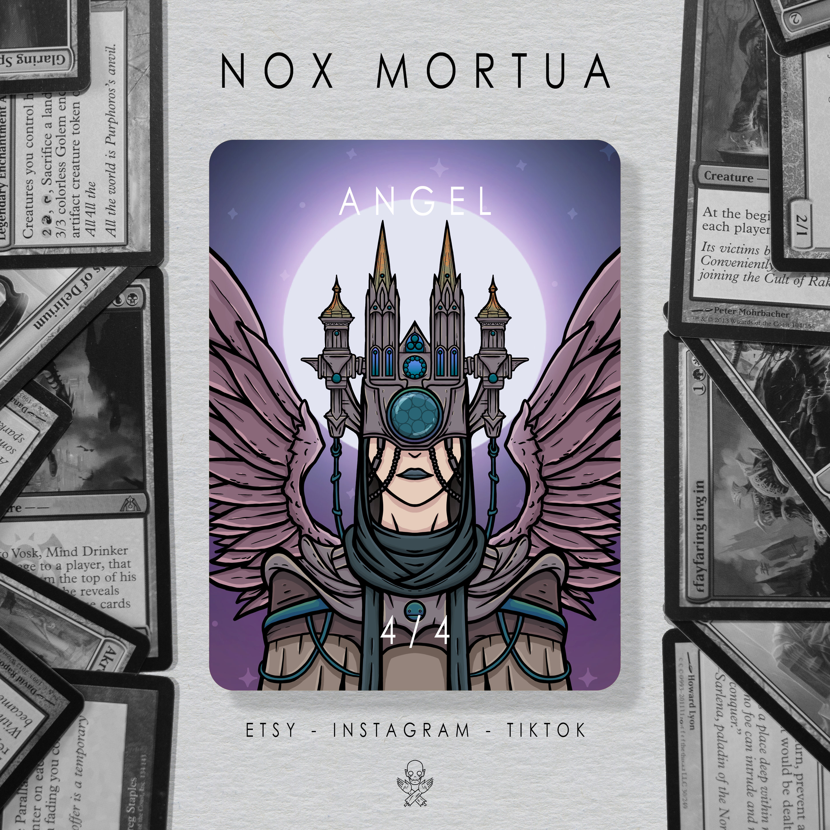 Angel Token for Magic the Gathering - Etsy