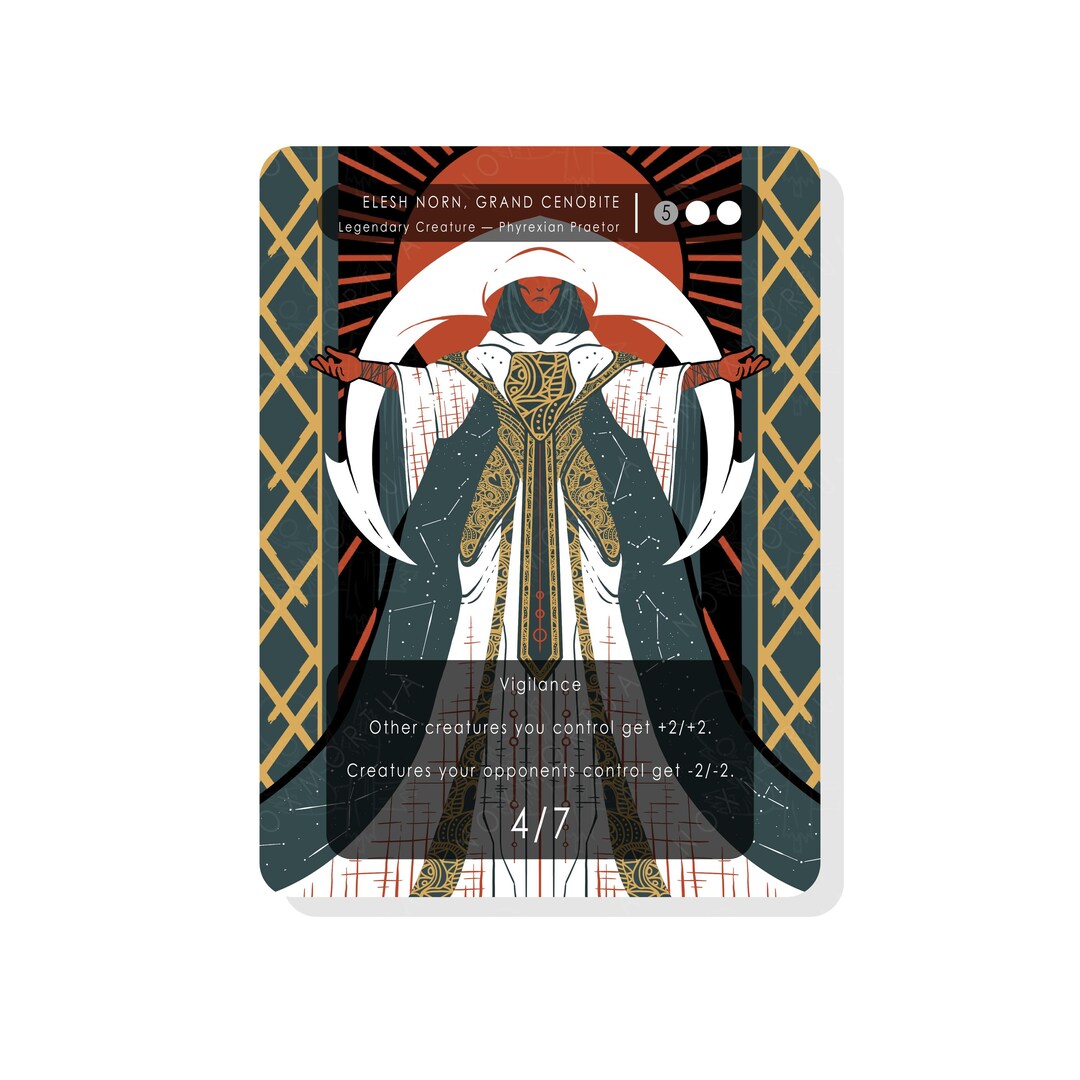 Elesh Norn, Grand Cenobite Proxy for Magic the Gathering - Etsy Elesh Norn, Grand Cenobite Proxy for Magic the Gathering - Etsy