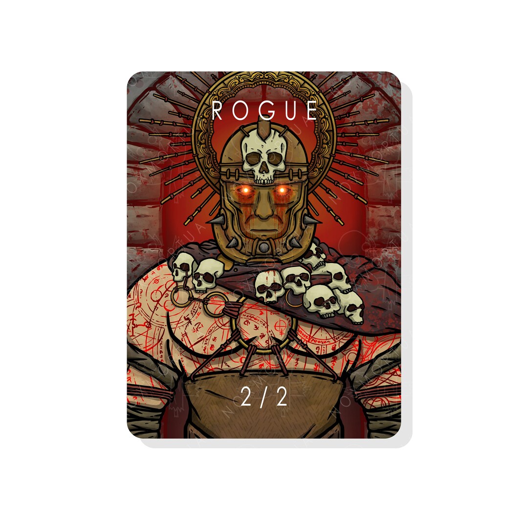 2/2 Rogue Token for Magic the Gathering - Etsy