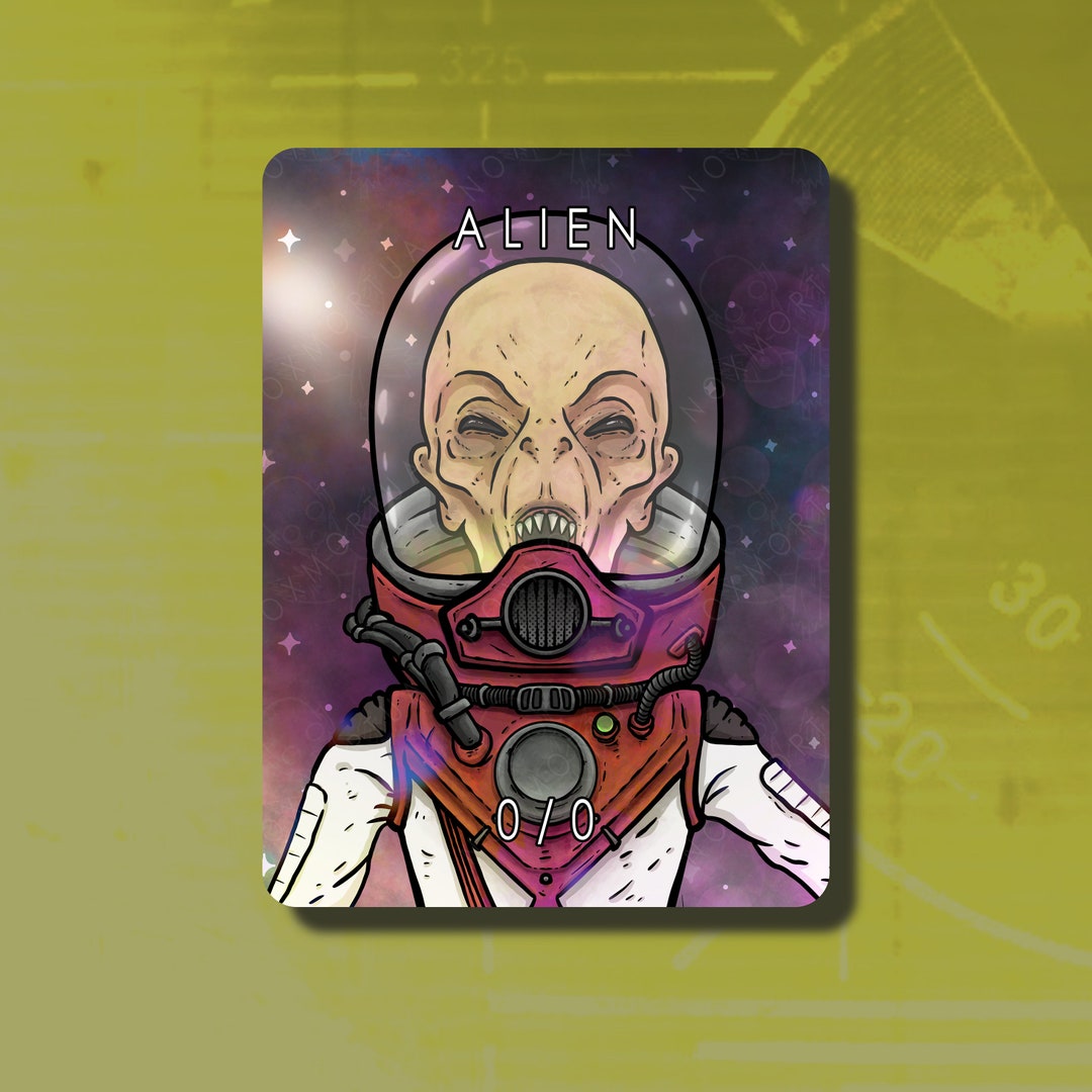 Fallout Zetan Alien Token for Magic the Gathering - Etsy
