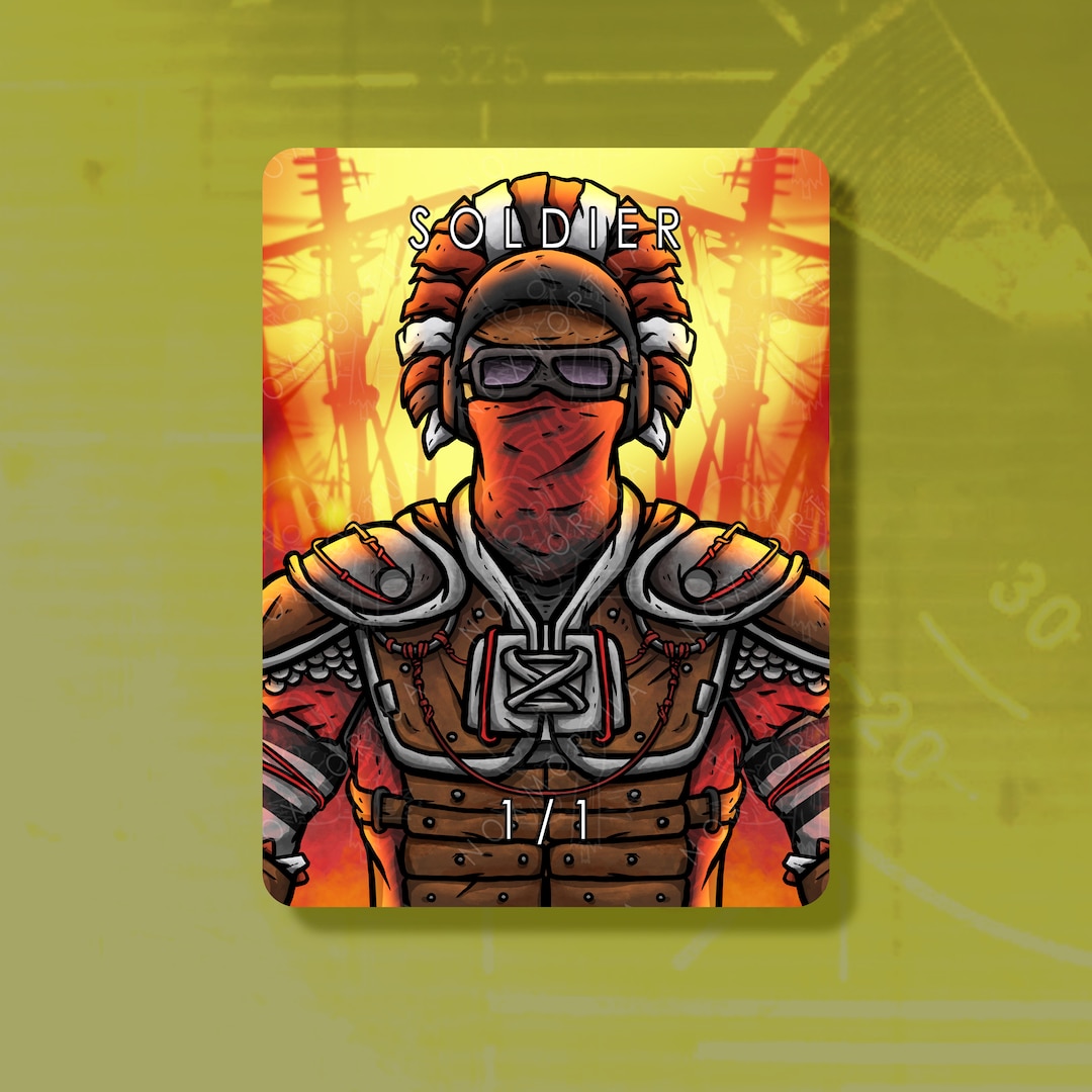 Fallout 1/1 Soldier Token for Magic the Gathering - Etsy
