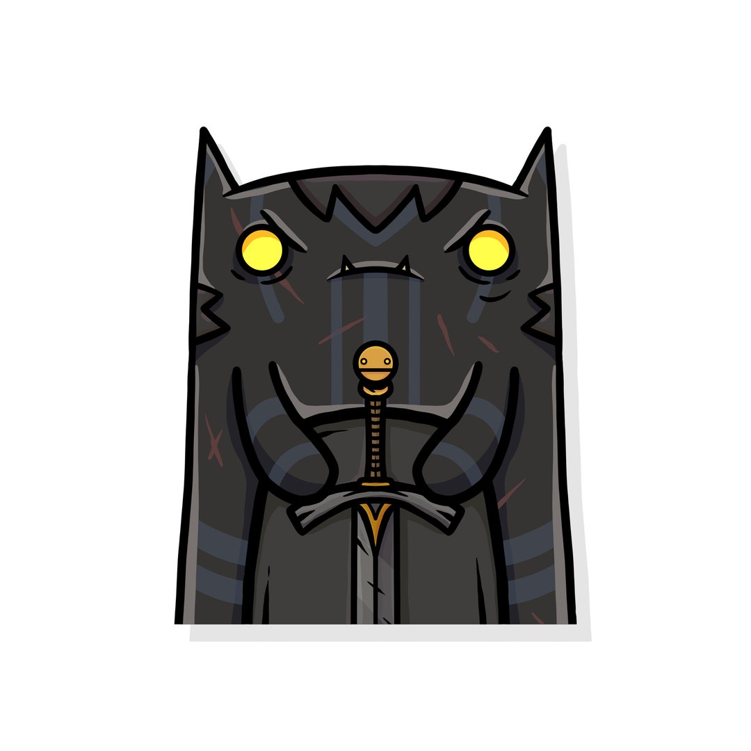 Cat Warrior Sticker - Etsy