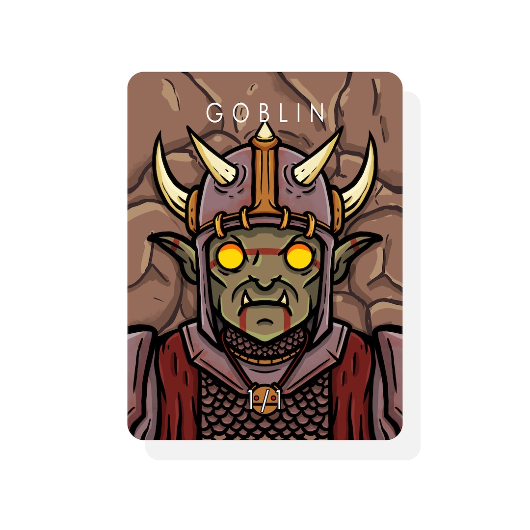 Goblin Token for Magic the Gathering - Etsy