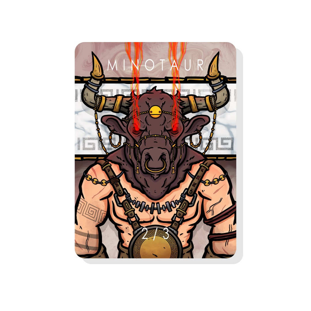 Minotaur Token for Magic the Gathering - Etsy