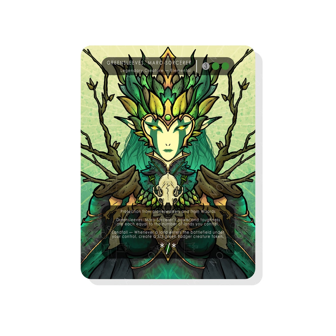 Greensleeves, Maro-sorcerer Proxy for Magic the Gathering - Etsy