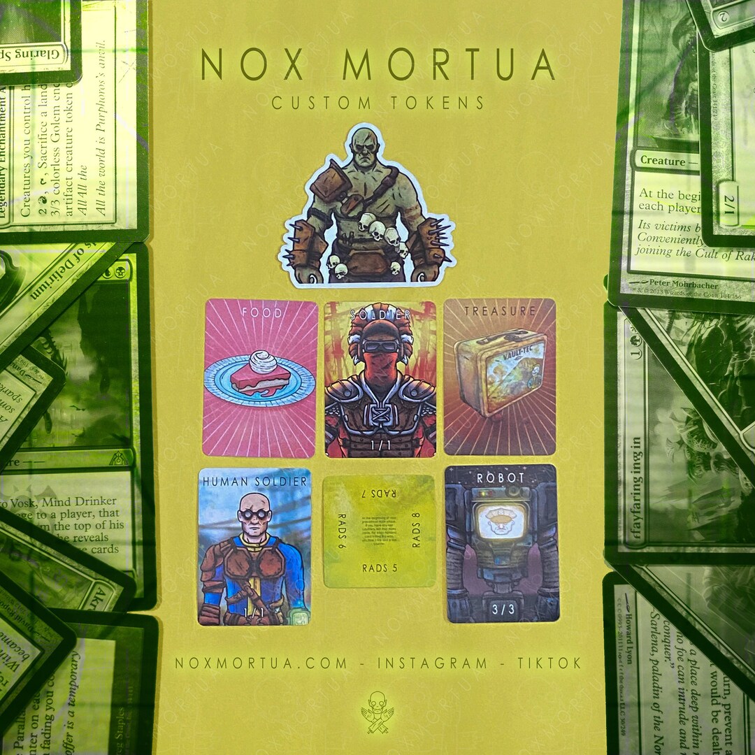 Fallout Token Bundle for Magic the Gathering - Etsy