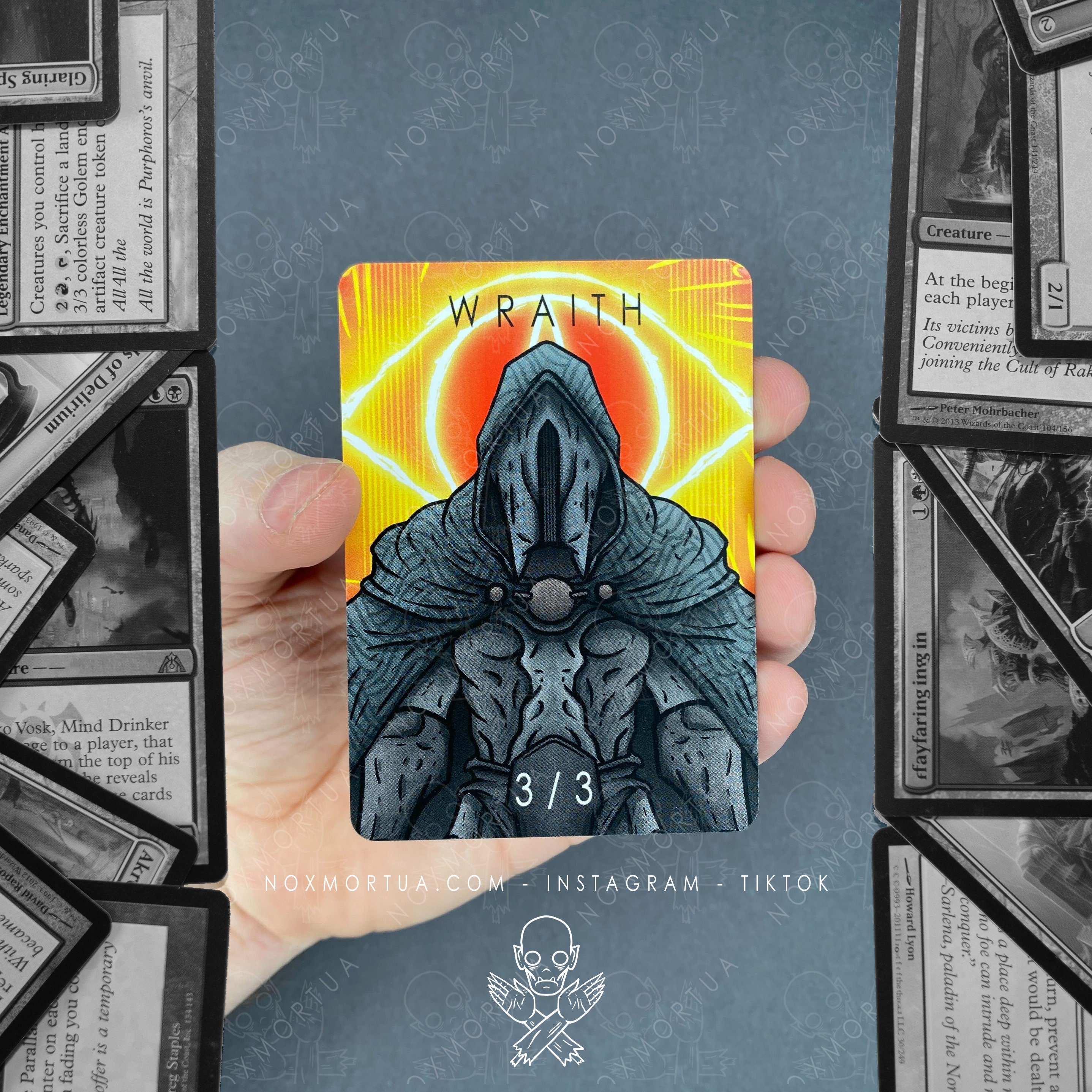 3/3 Wraith Token Bundle for Magic the Gathering - Etsy