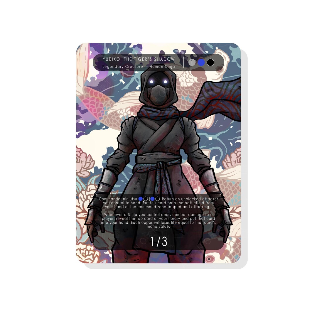Yuriko, the Tiger's Shadow Proxy for Magic the Gathering - Etsy