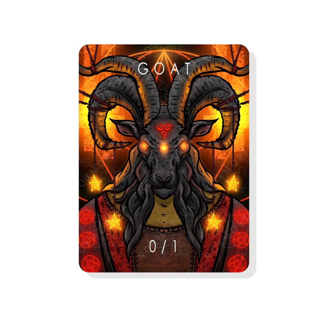 0/1 Goat Token for Magic the Gathering - Etsy