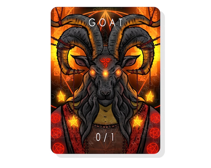5 Goat Tokens for Magic the Gathering, MTG - Etsy Sweden
