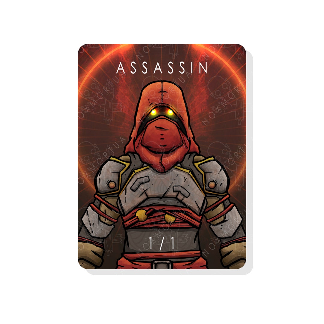 1/1 Assassin Token for Magic the Gathering - Etsy