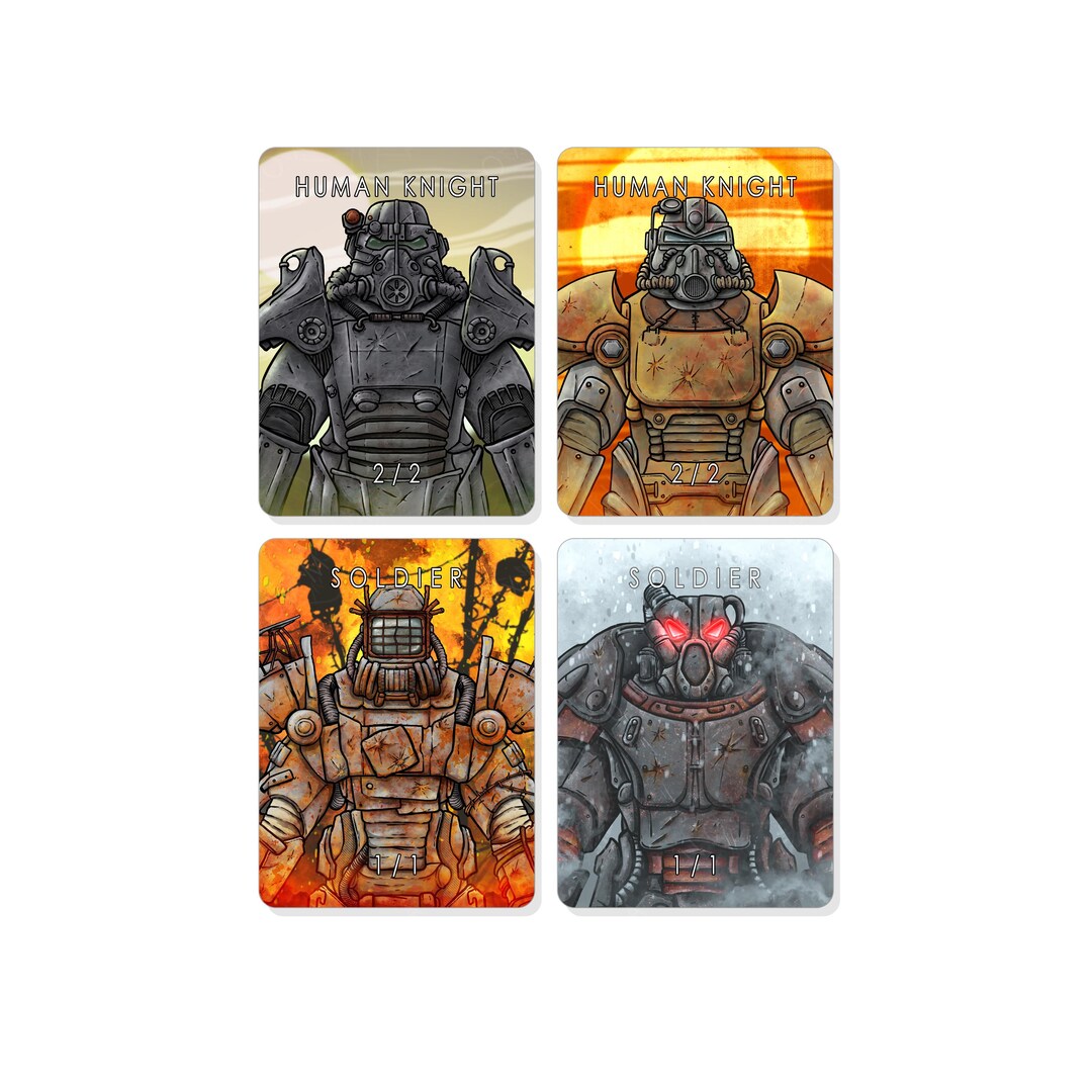 Fallout Power Armor Token Bundle for Magic the Gathering - Etsy