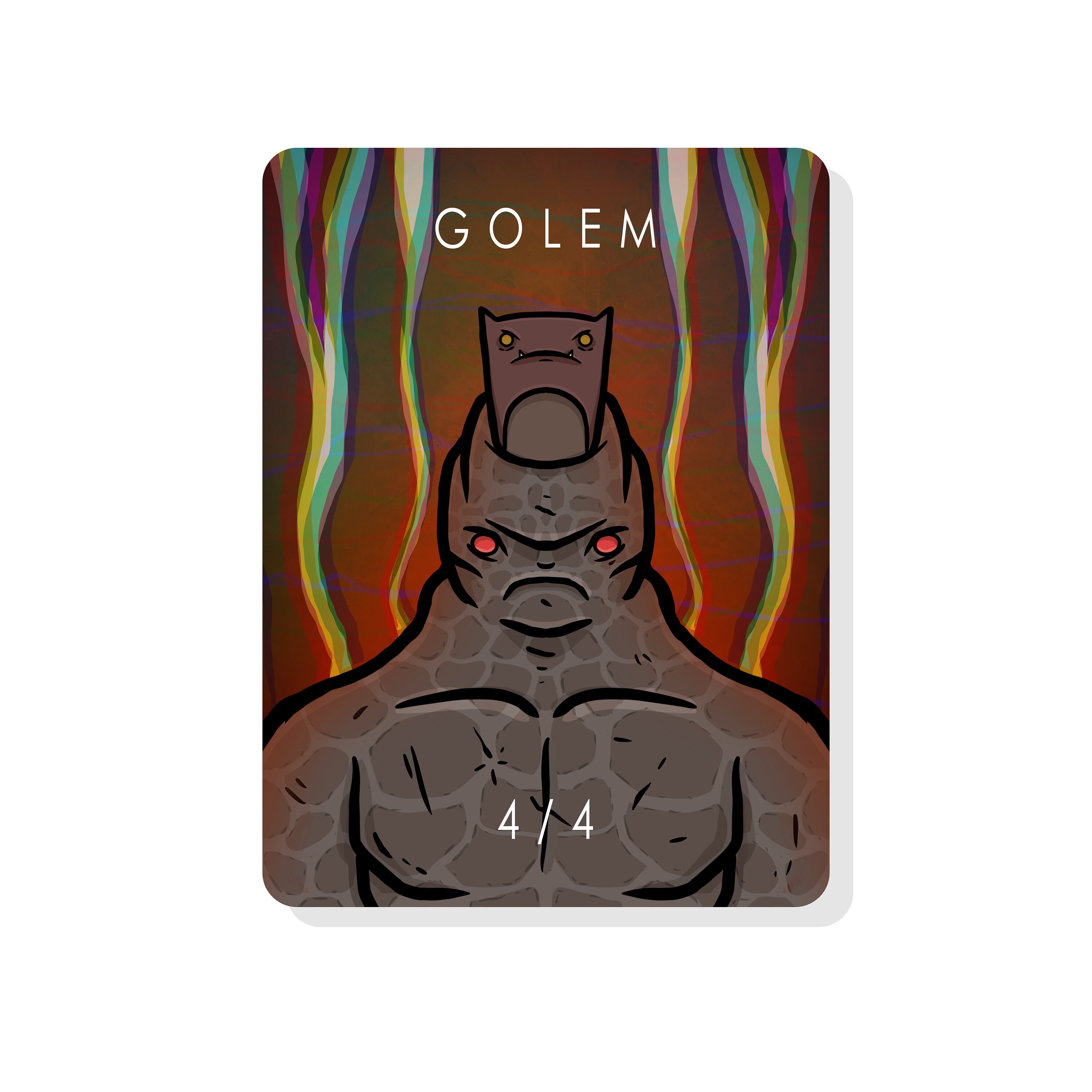 Golem Token for Magic the Gathering - Etsy