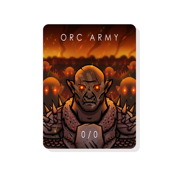 Orc Army Token - Etsy