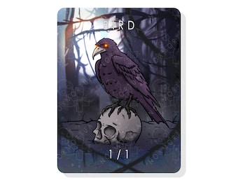 Bird 1/1 Flying Token Art by David Martin Magic the Gathering ...