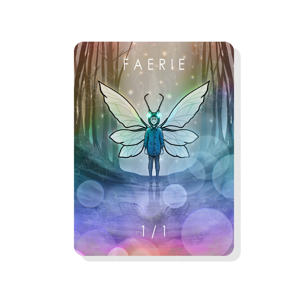 1/1 Faerie Token for Magic the Gathering - Etsy