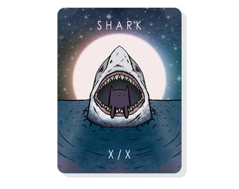 CLEARANCE Shark Token Custom Altered MTG Magic the Gathering Fantasy ...