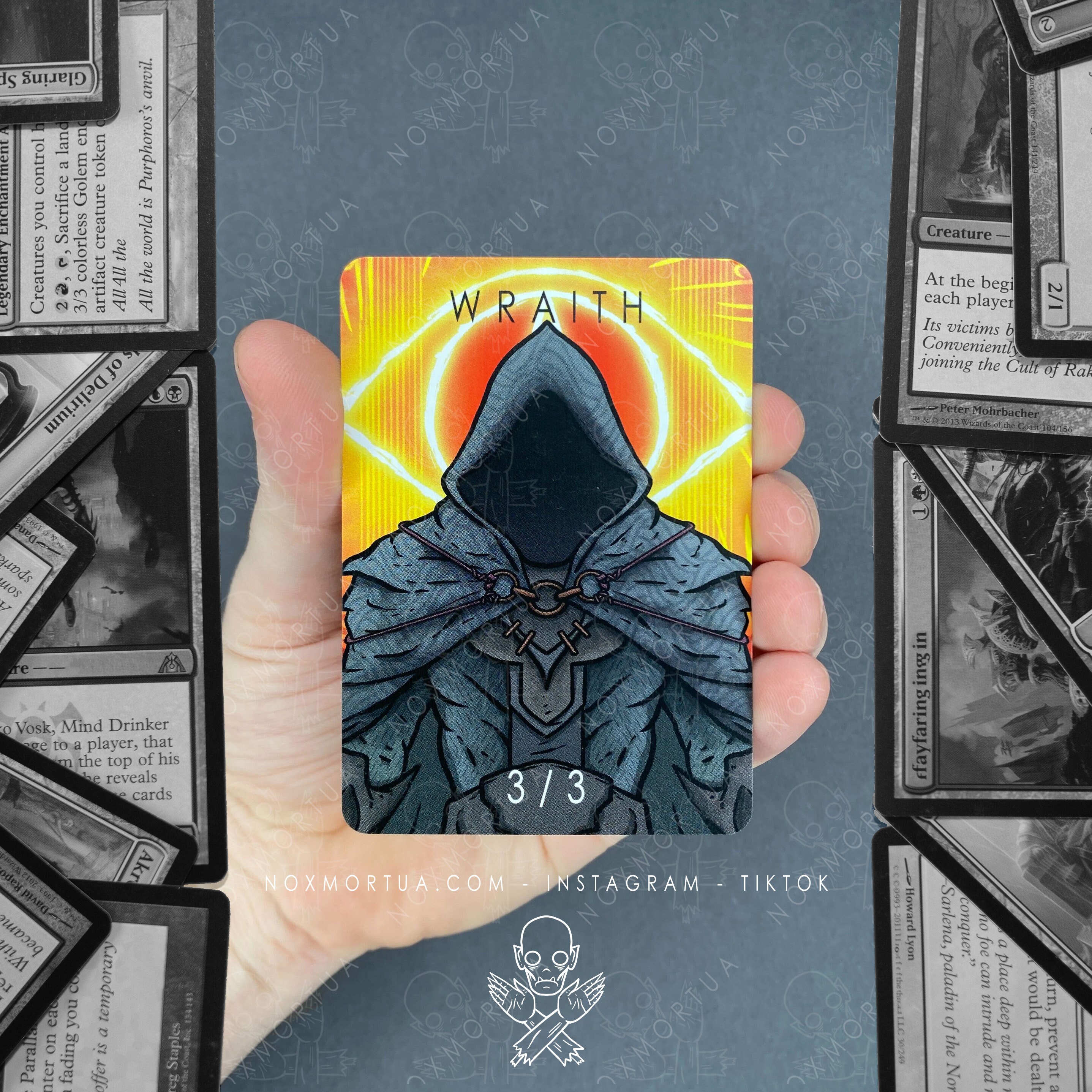 3/3 Wraith Token Bundle for Magic the Gathering - Etsy