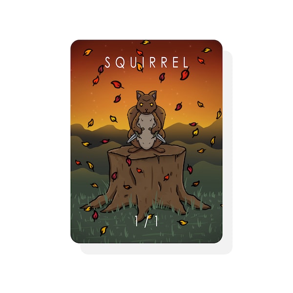 Squirrel Token - Etsy