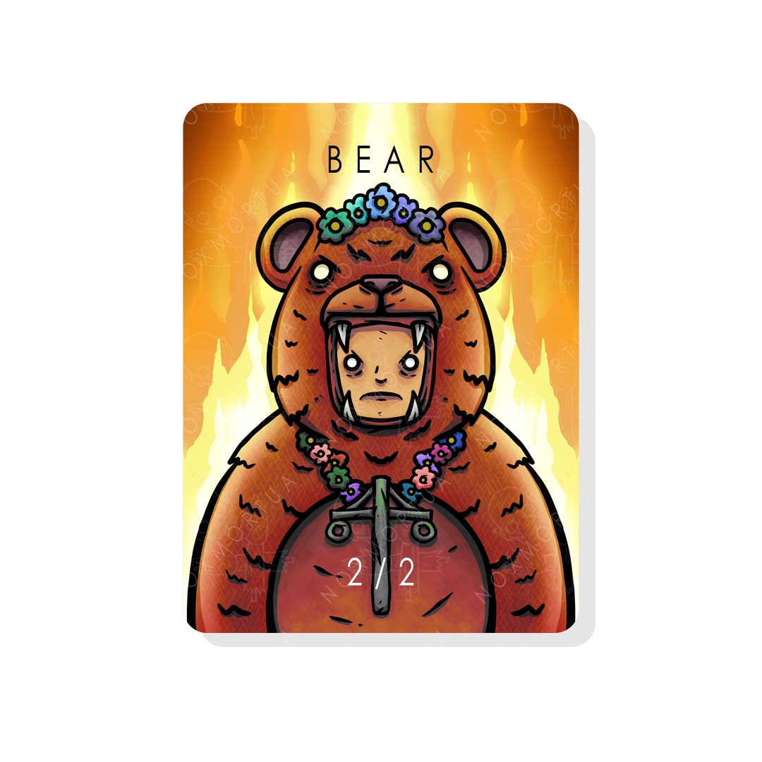 Bear Token for Magic the Gathering - Etsy