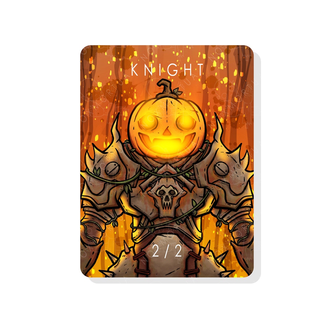 2/2 Knight Token for Magic the Gathering - Etsy