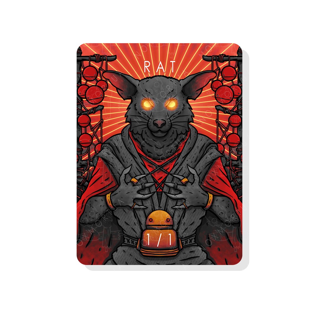 Ficha de Rata 1/1 para Magic The Gathering - Etsy España