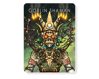 Goblin Shaman 2/2 Full Art Token by Darkside Tokens Magic the Gathering ...
