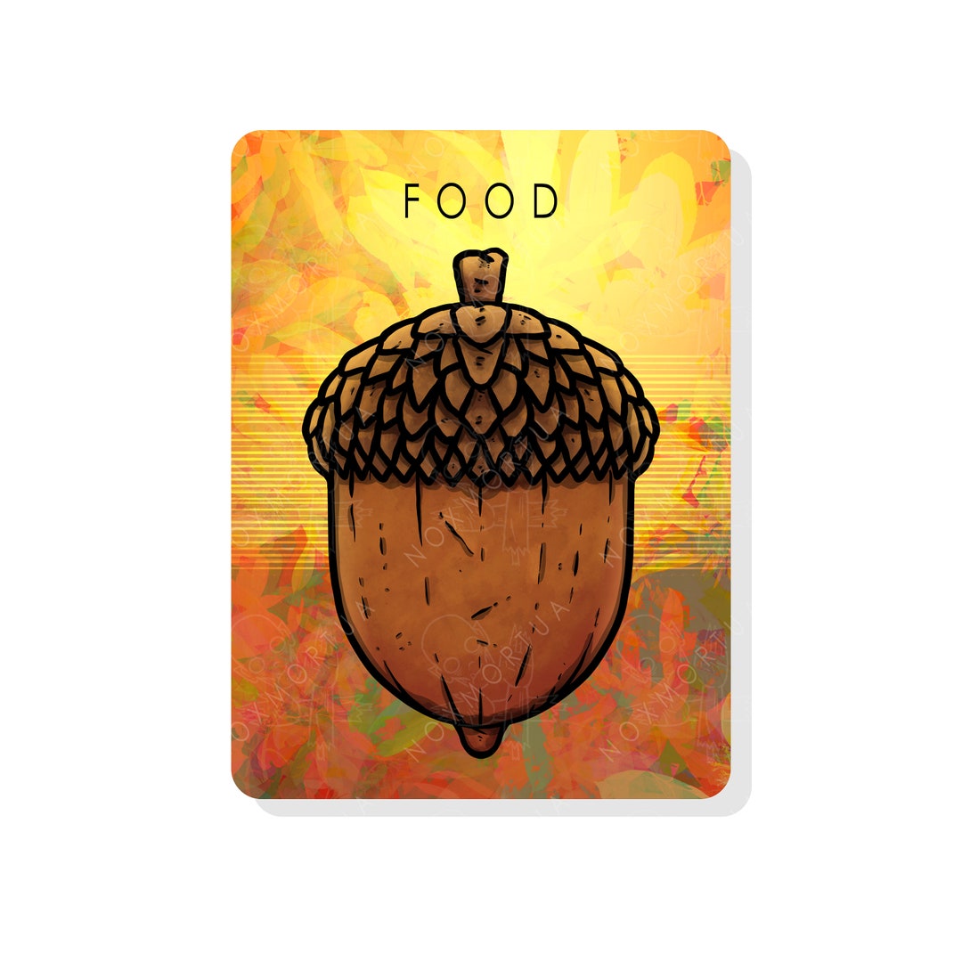 Acorn Food Token for Magic the Gathering - Etsy