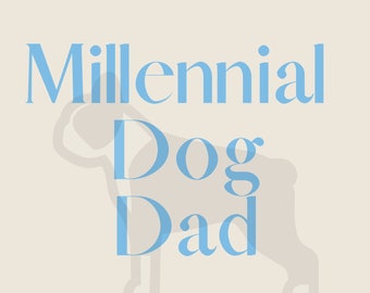Millennial Dog Mom Digital Art Print, Digital Art Print, Instant ...