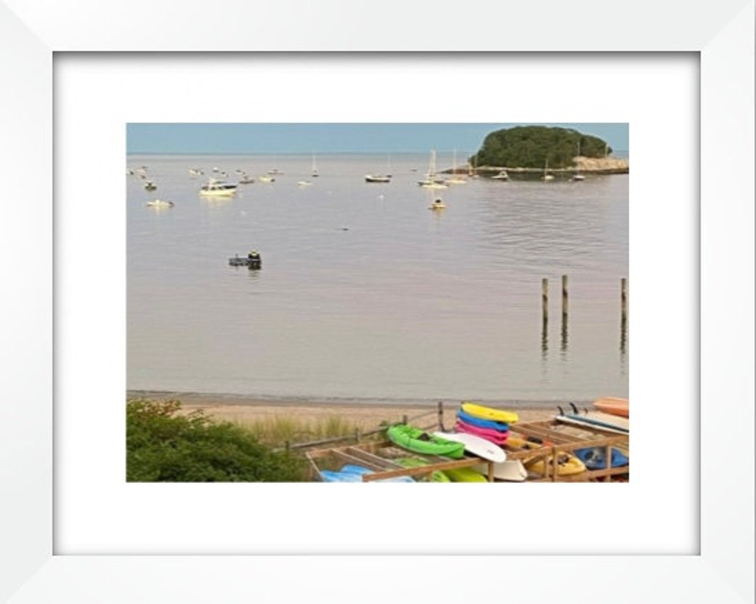 Beach, Sand, Boats, Ocean, Kayaks - Etsy