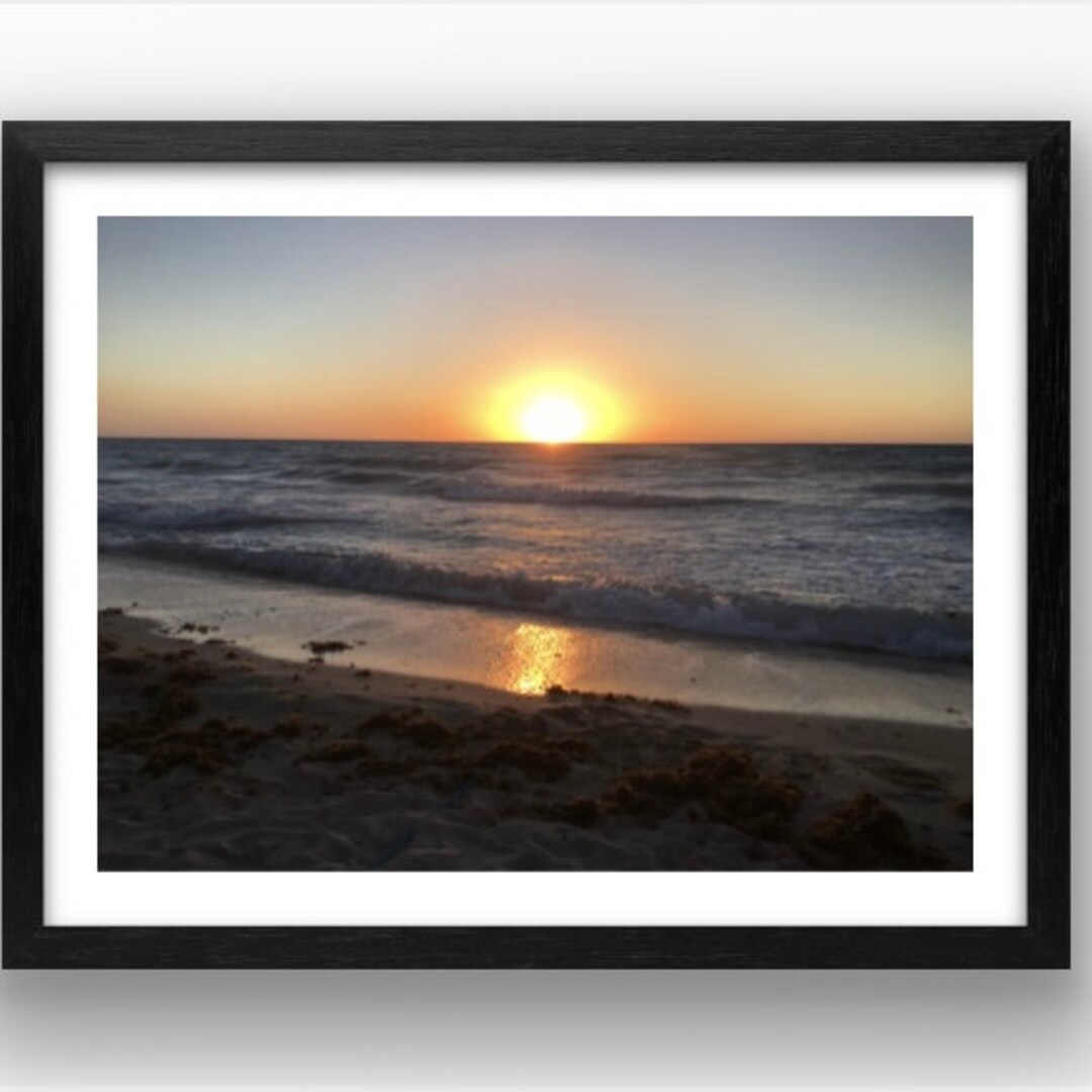 Sunset Fine Art Print. Ocean. Waves. - Etsy