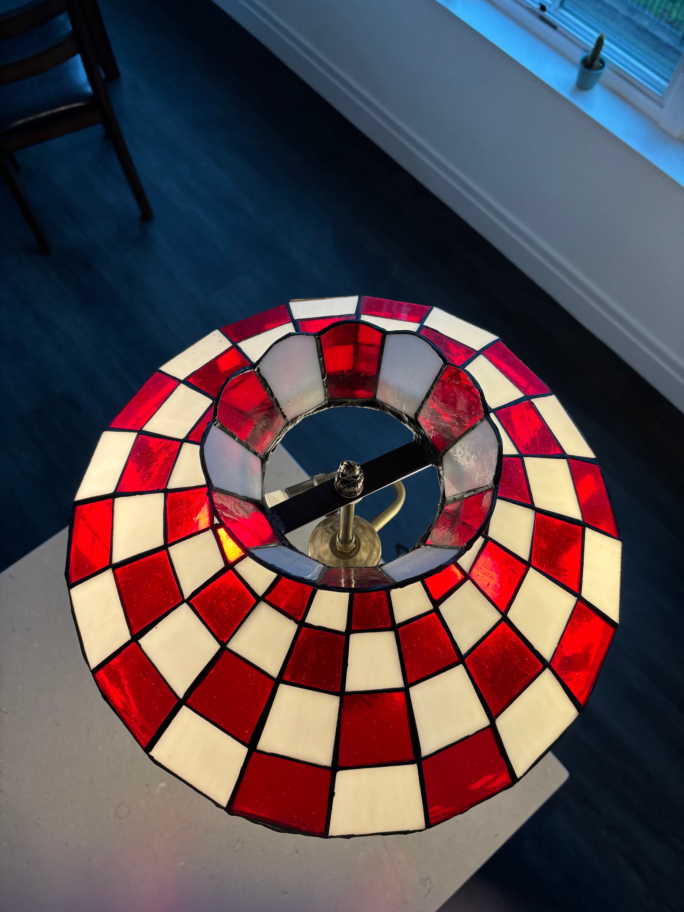Vintage Pizza Hut Lamp -- Tiffany Style Desk Light -- BRAND NEW + Free ...