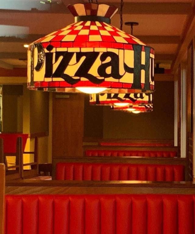Vintage Pizza Hut Lamp -- Tiffany Style Desk Light -- BRAND NEW + Free ...